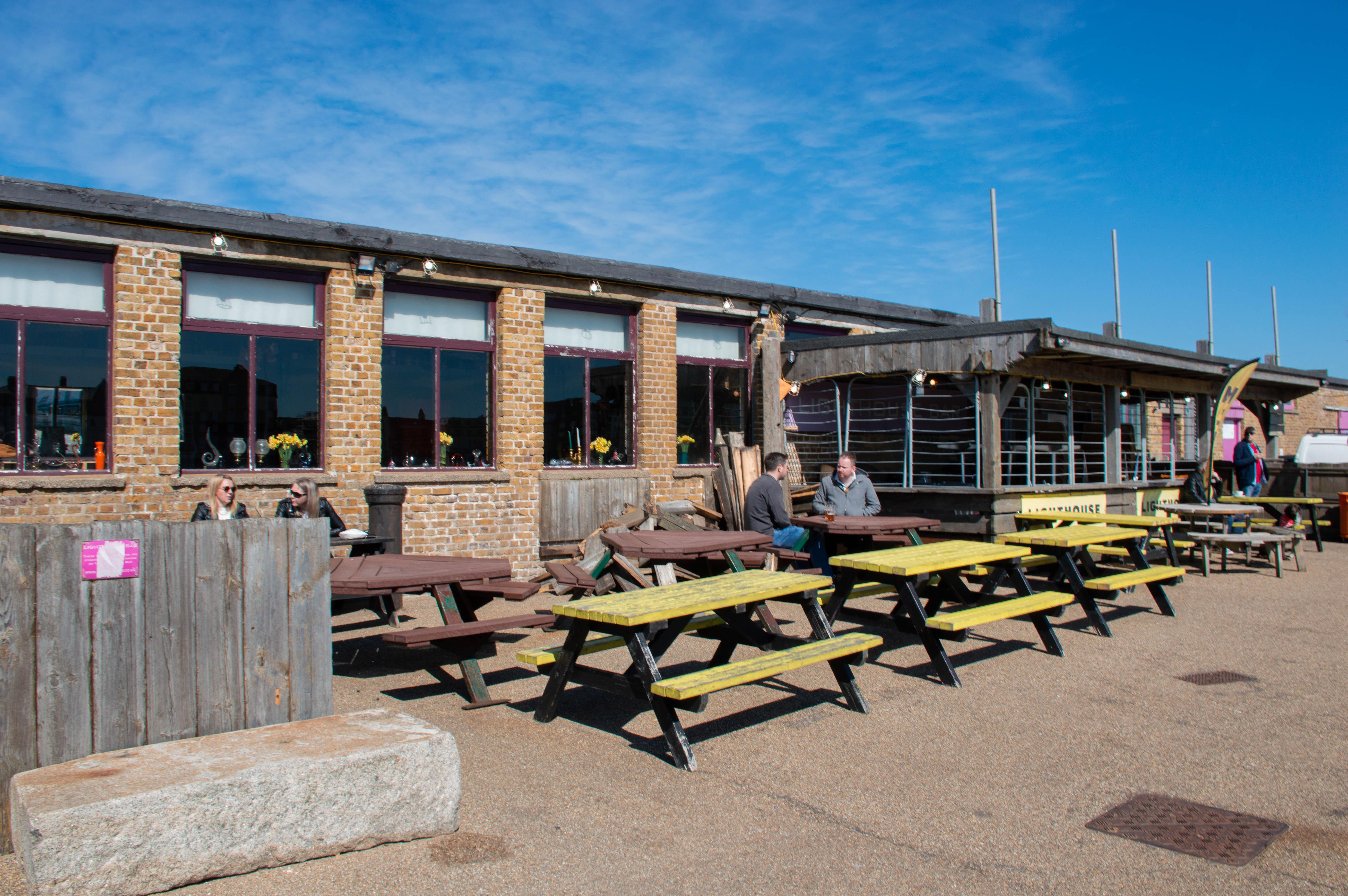 The Lighthouse Bar on Margate Harbour Arm - Visit Thanet